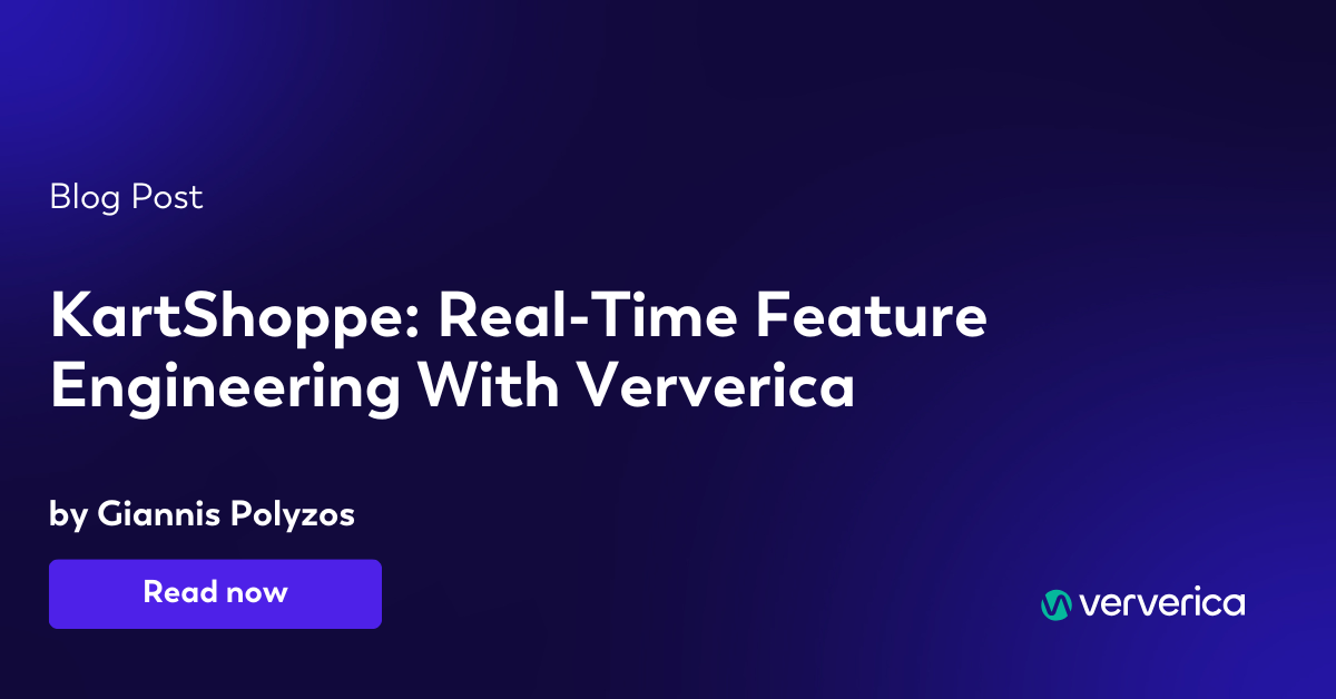 KartShoppe: Real-Time Feature Engineering With Ververica